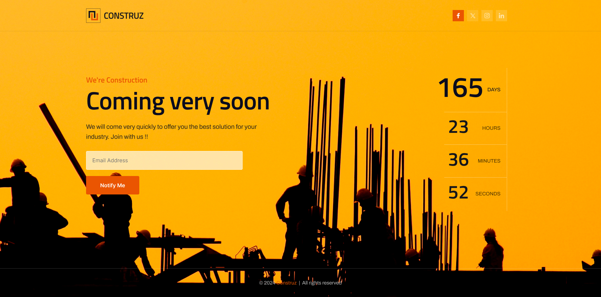 Construz - Construction Figma Template by FavDevs | ThemeForest